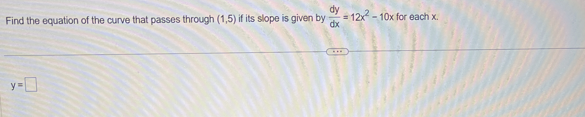 Solved Find the equation of the curve that passes through | Chegg.com