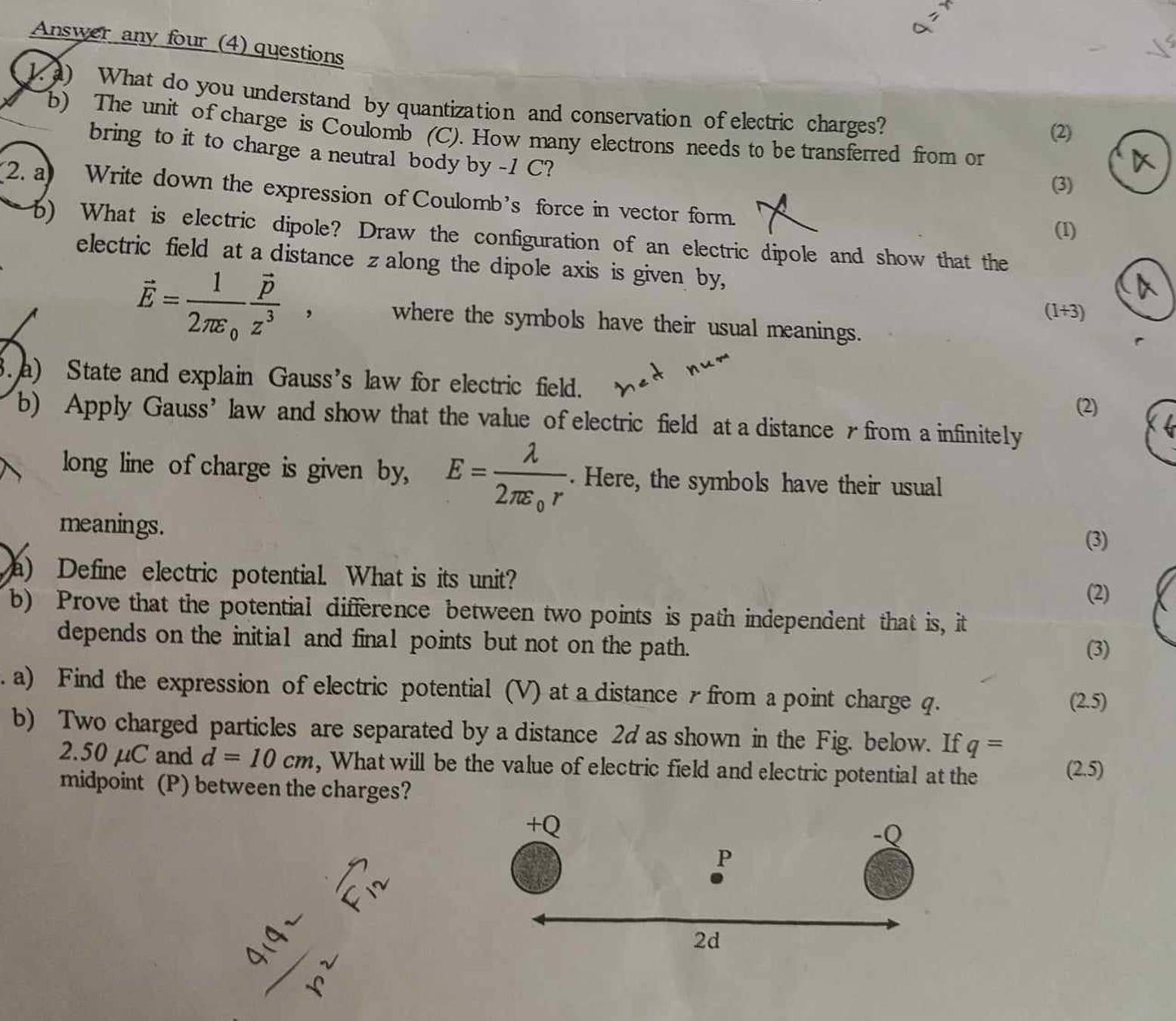 Answer any four (4) ﻿questionsA) ﻿What do you | Chegg.com