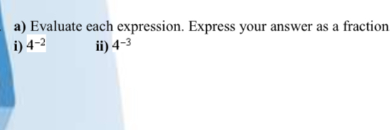 Solved a) ﻿Evaluate each expression. Express your answer as | Chegg.com