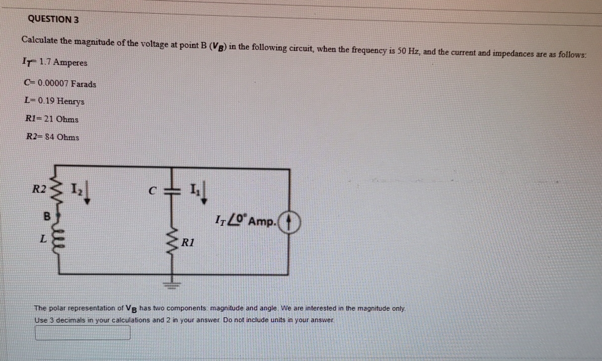 Solved QUESTION 2Calculate the voltage between points A and | Chegg.com