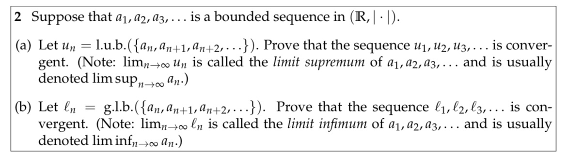 Solved 2 ﻿Suppose that a1,a2,a3,dots is a bounded sequence | Chegg.com