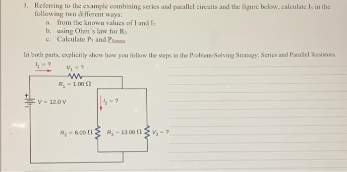 Solved 3. Referring to the example combining series and | Chegg.com