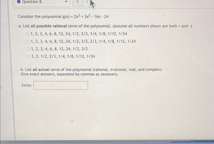 Solved The graph of a degree 6 polynomial is shown below.. 6 | Chegg.com