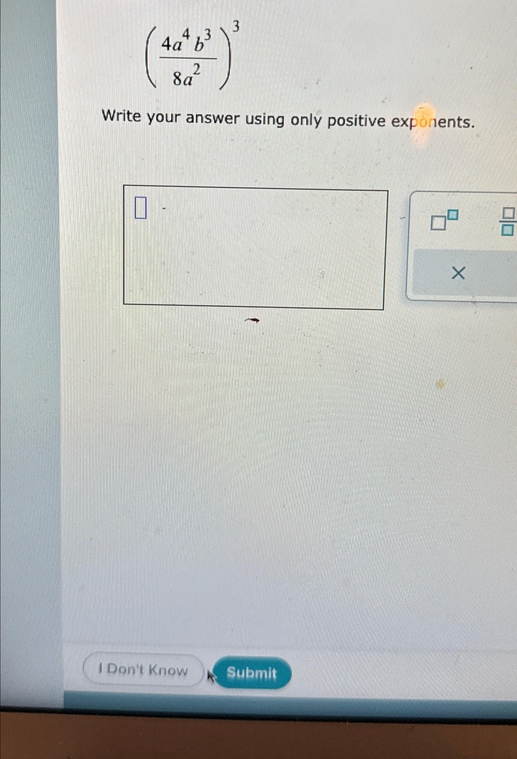 Solved (4a4b38a2)3Write your answer using only positive | Chegg.com