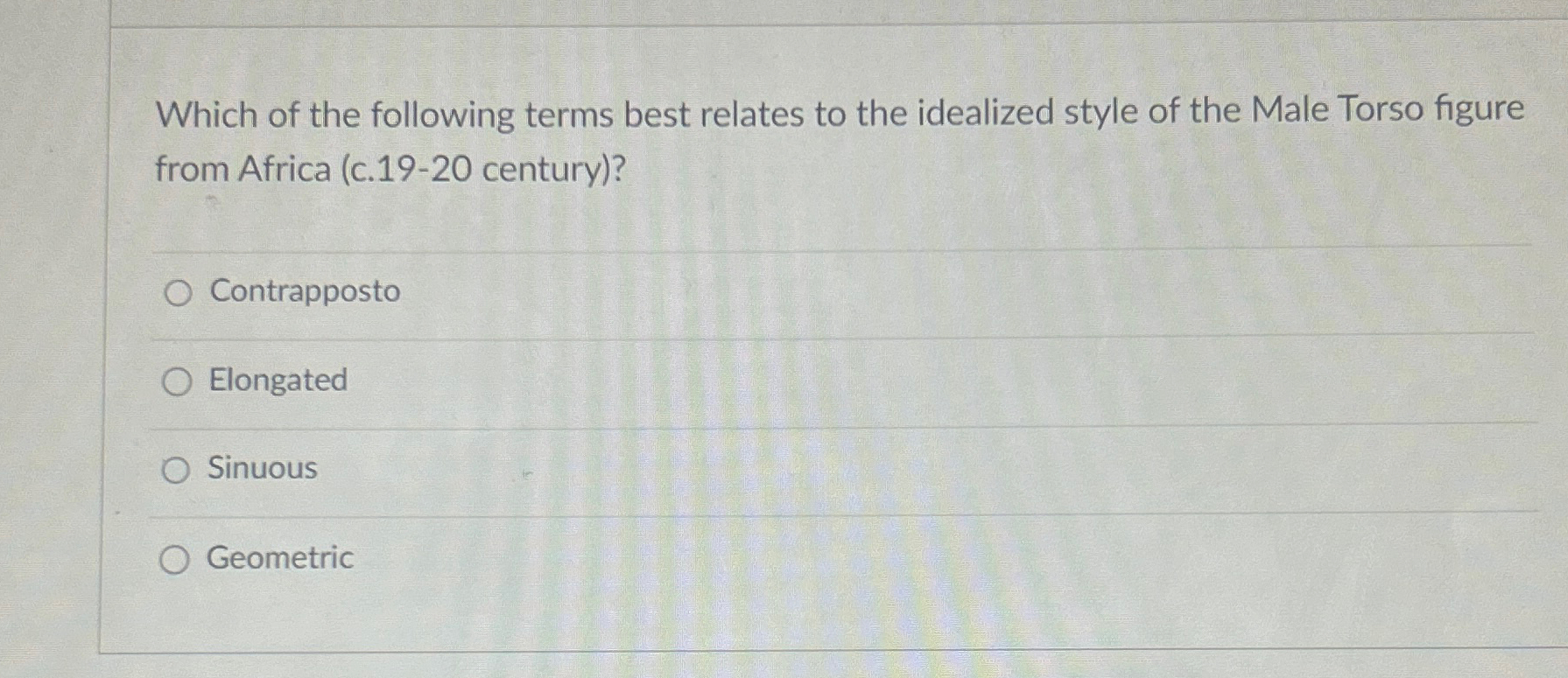 Solved Which of the following terms best relates to the | Chegg.com