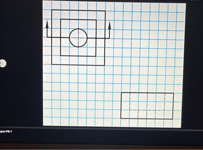 Given the two views appearing sketch the section view | Chegg.com