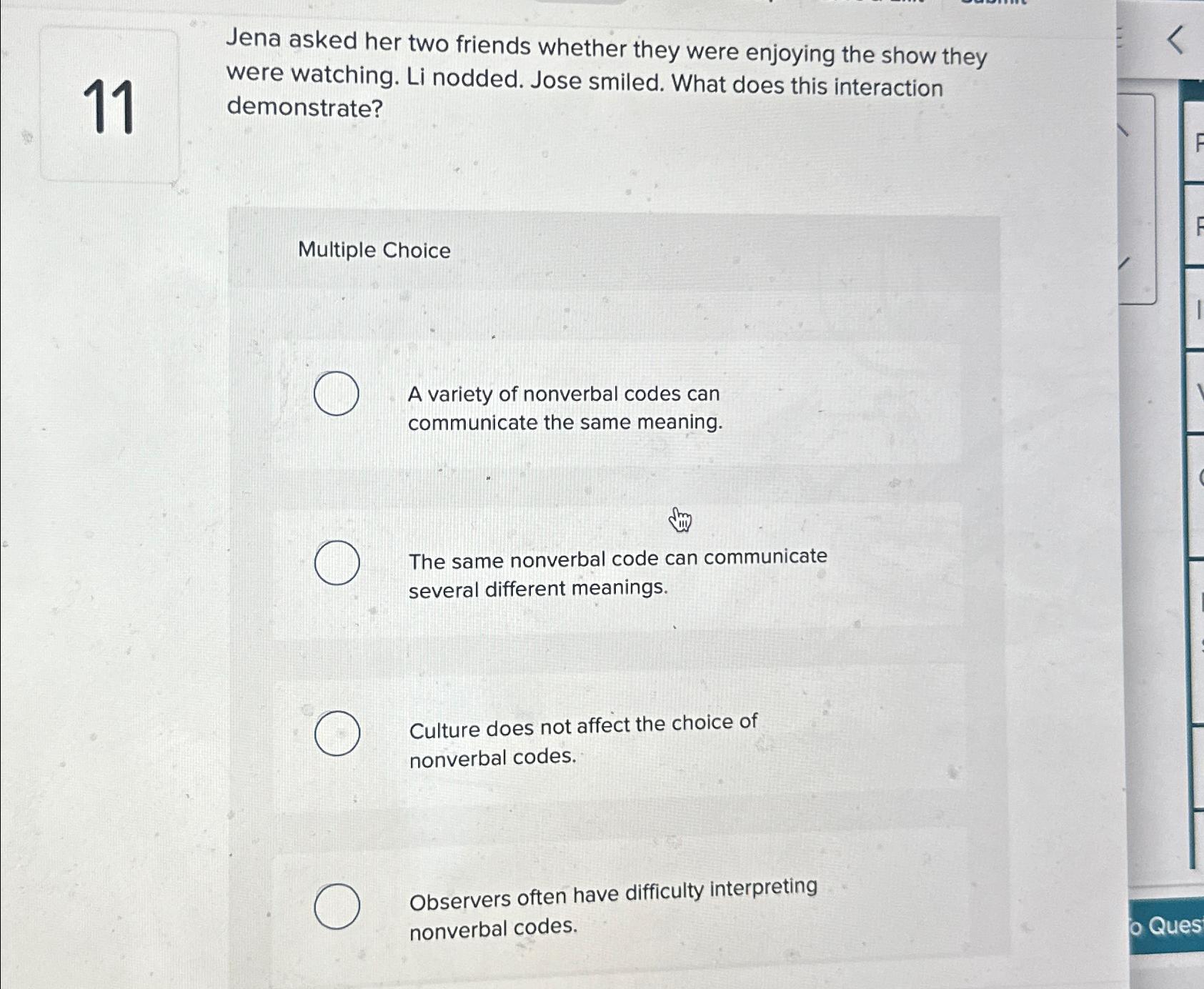 Jena asked her two friends whether they were enjoying | Chegg.com