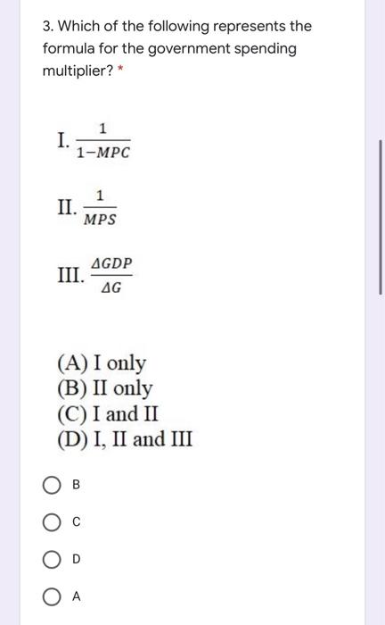 Solved 3. Which of the following represents the formula for | Chegg.com