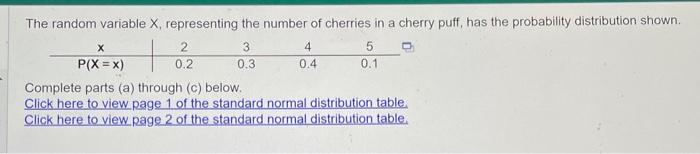 Solved The random variable X, representing the number of | Chegg.com
