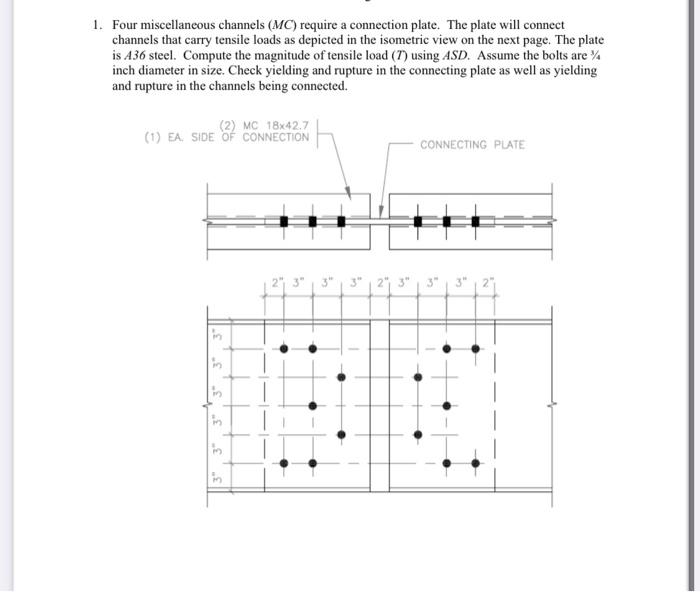 Solved 1. Four miscellaneous channels (MC) require a | Chegg.com