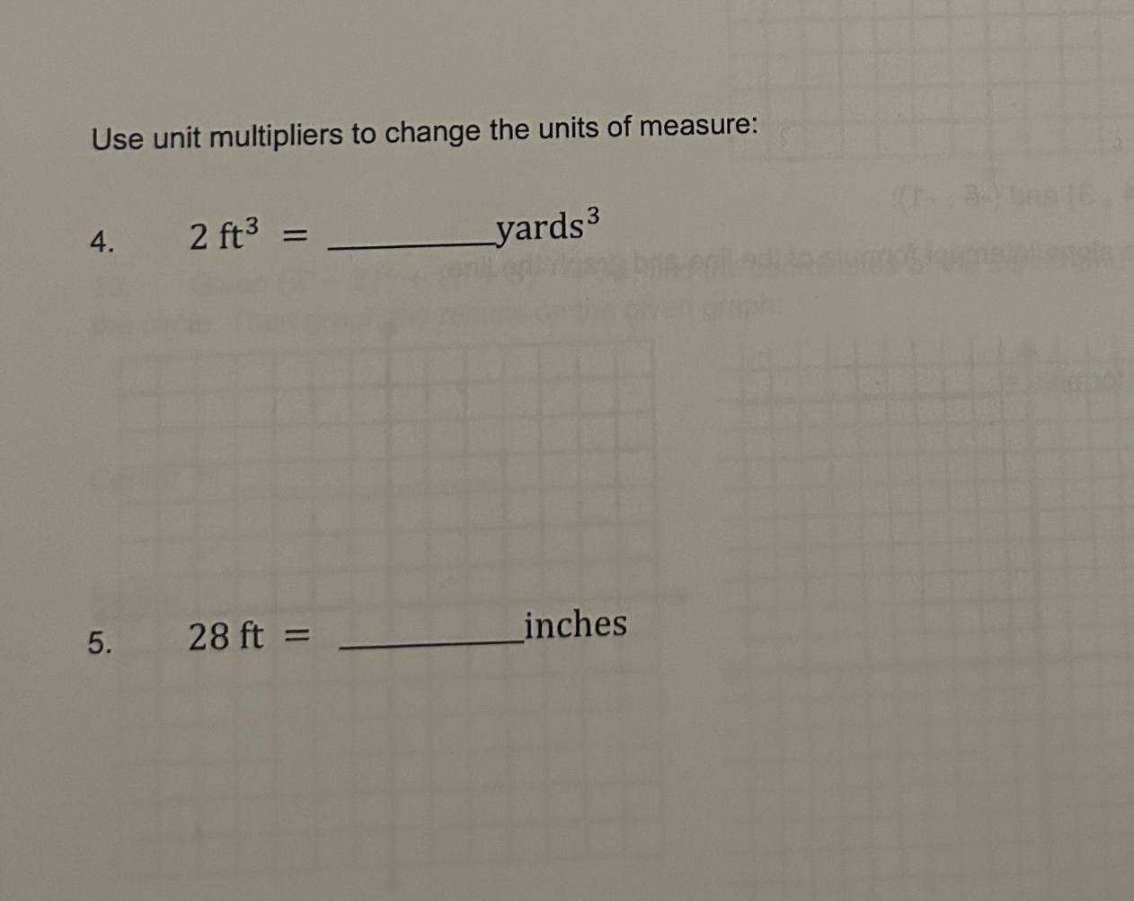 Solved Use unit multipliers to change the units of | Chegg.com