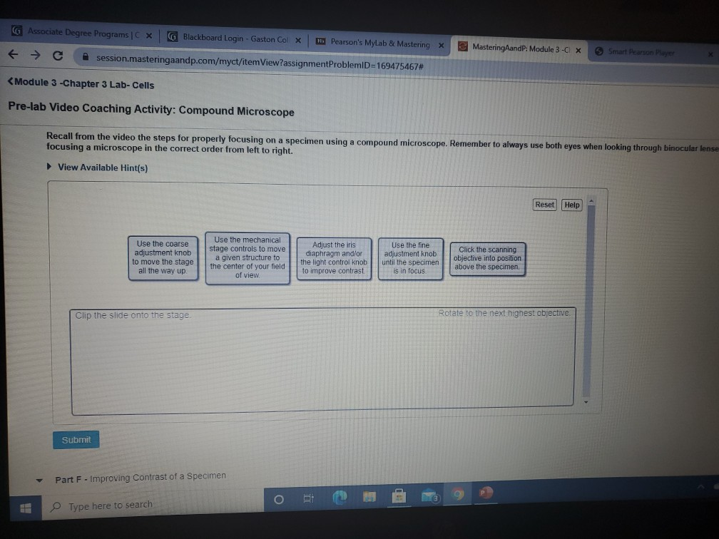 Solved Associate Degree Programs 1 x G Blackboard Login - | Chegg.com