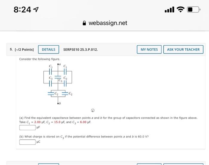 Solved 8:24 7 webassign.net 5. (-/2 points) DETAILS SERPSE10 | Chegg.com