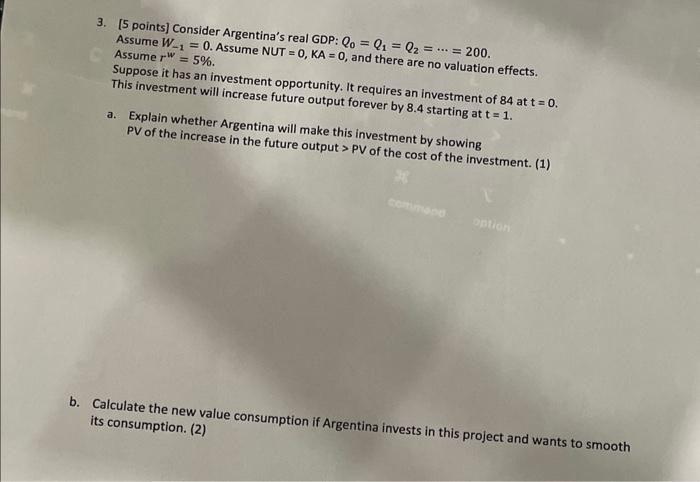 Solved 1. [8 points) Question 5 in Chapter 4 with | Chegg.com