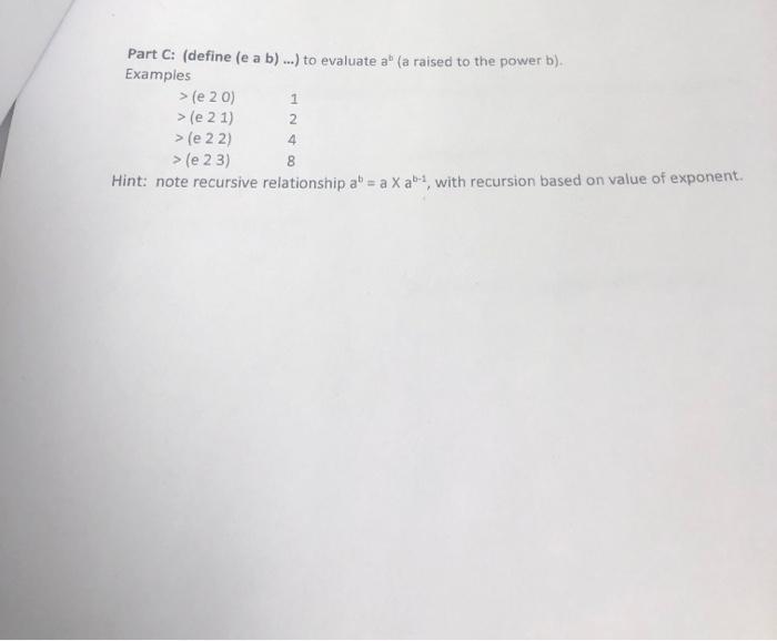 Solved Quis Problem 2 Recursion Use Recursion To Define The 2854