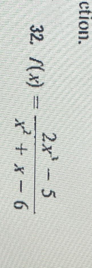 Solved F X 2x3 5x2 X 6find The Domain