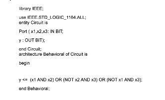 Solved library IEEE; use IEEE.STD_LOGIC_1164.ALL; entity | Chegg.com