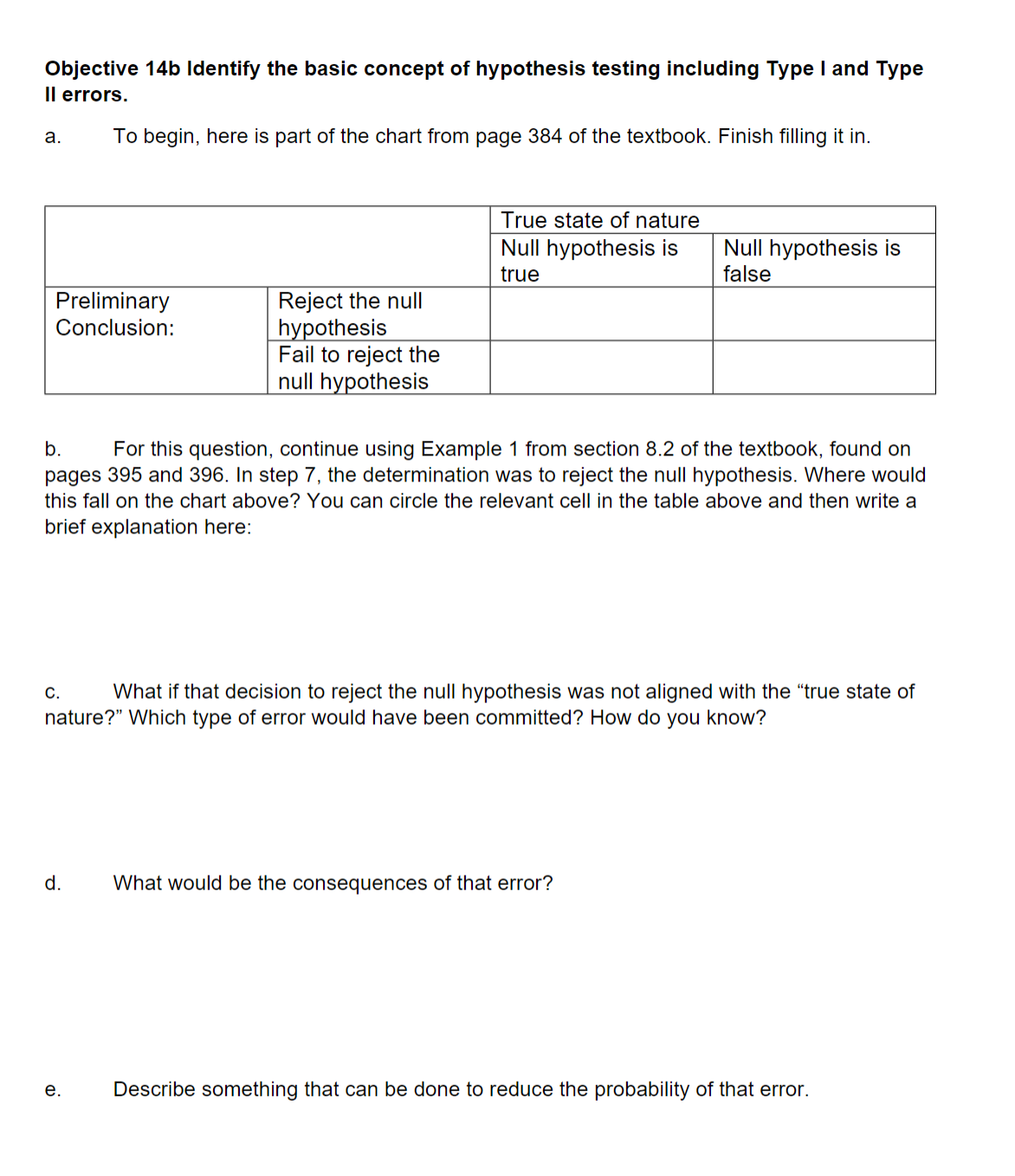Solved Objective 14b Identify the basic concept of | Chegg.com