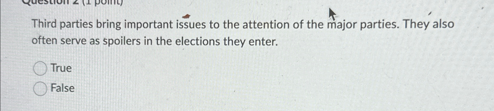 Solved Third parties bring important issues to the attention | Chegg.com