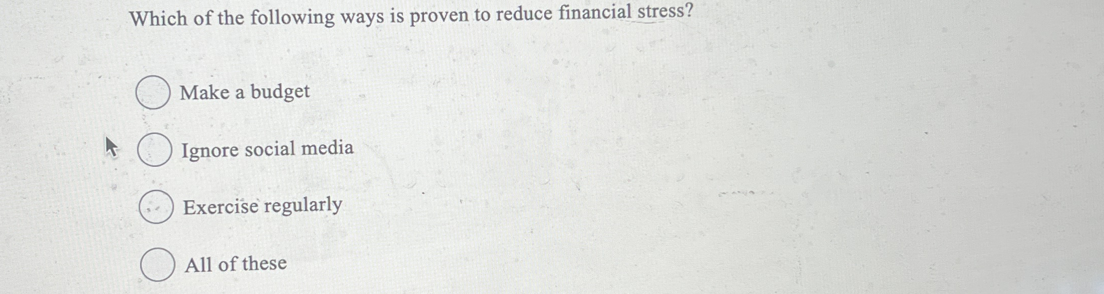 Solved Which of the following ways is proven to reduce | Chegg.com