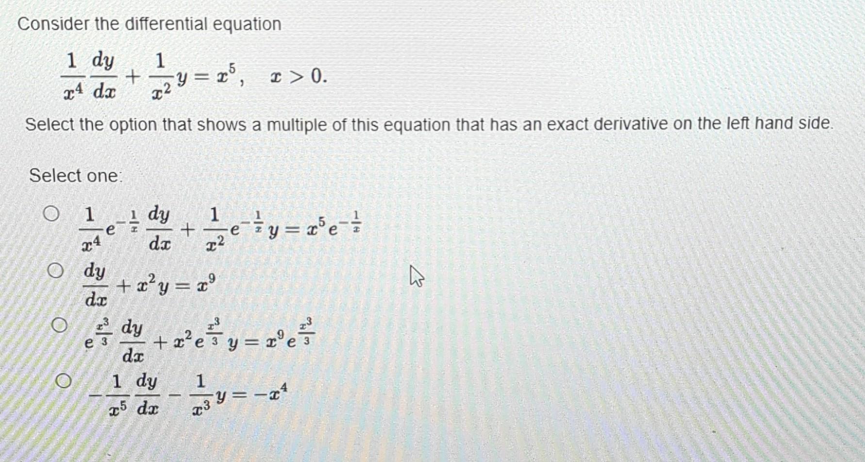 Solved Consider the differential equation | Chegg.com