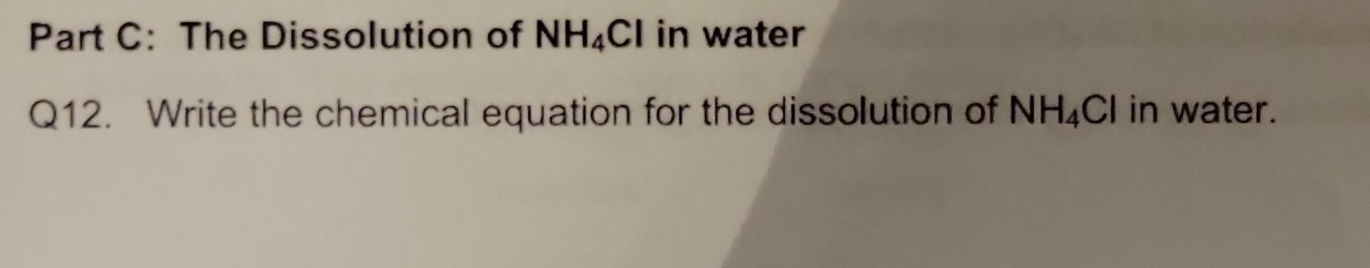 Solved Part B: The Equilibrium of [CoCl4]2− and [Co(H2O)6]2+ | Chegg.com