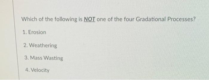 Solved Which of the following is NOT one of the four | Chegg.com