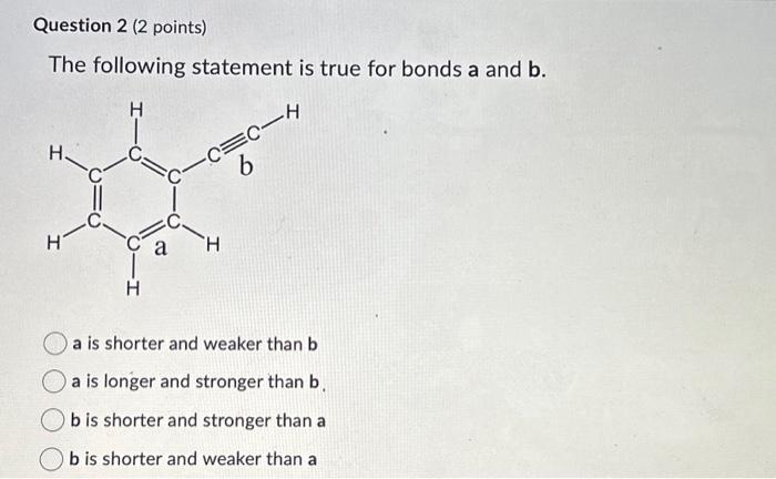 Solved The following statement is true for bonds a and b. a | Chegg.com