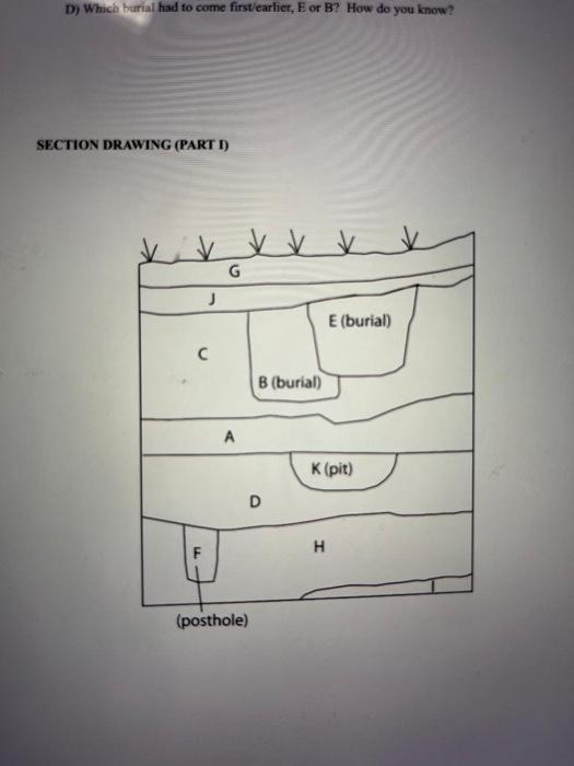 Solved Part 1: Stratigraphy Exercise. Examine the | Chegg.com