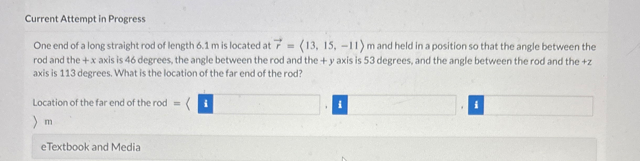 Solved Current Attempt in ProgressOne end of a long straight | Chegg.com