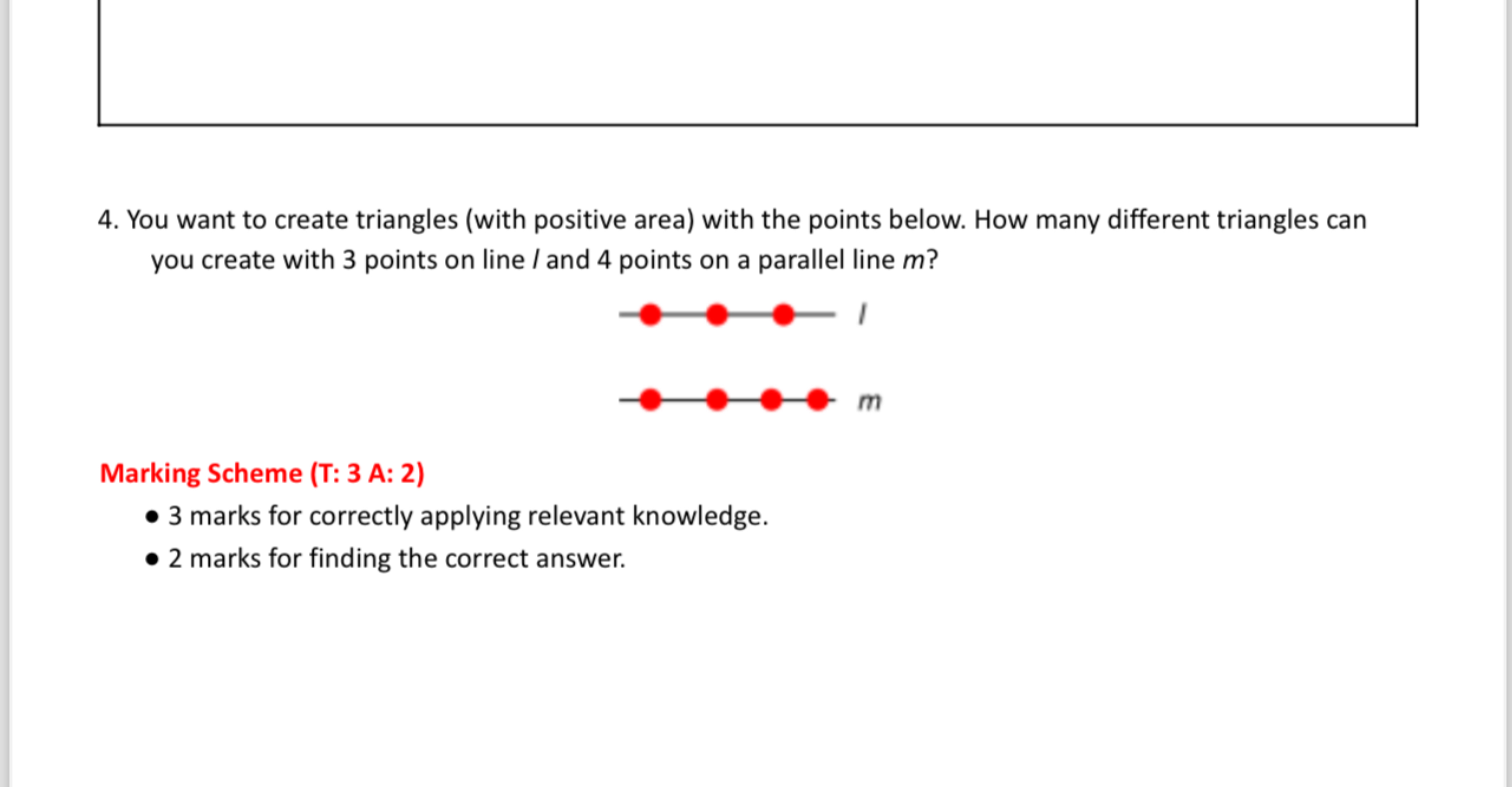 Solved You want to create triangles (with positive area) | Chegg.com
