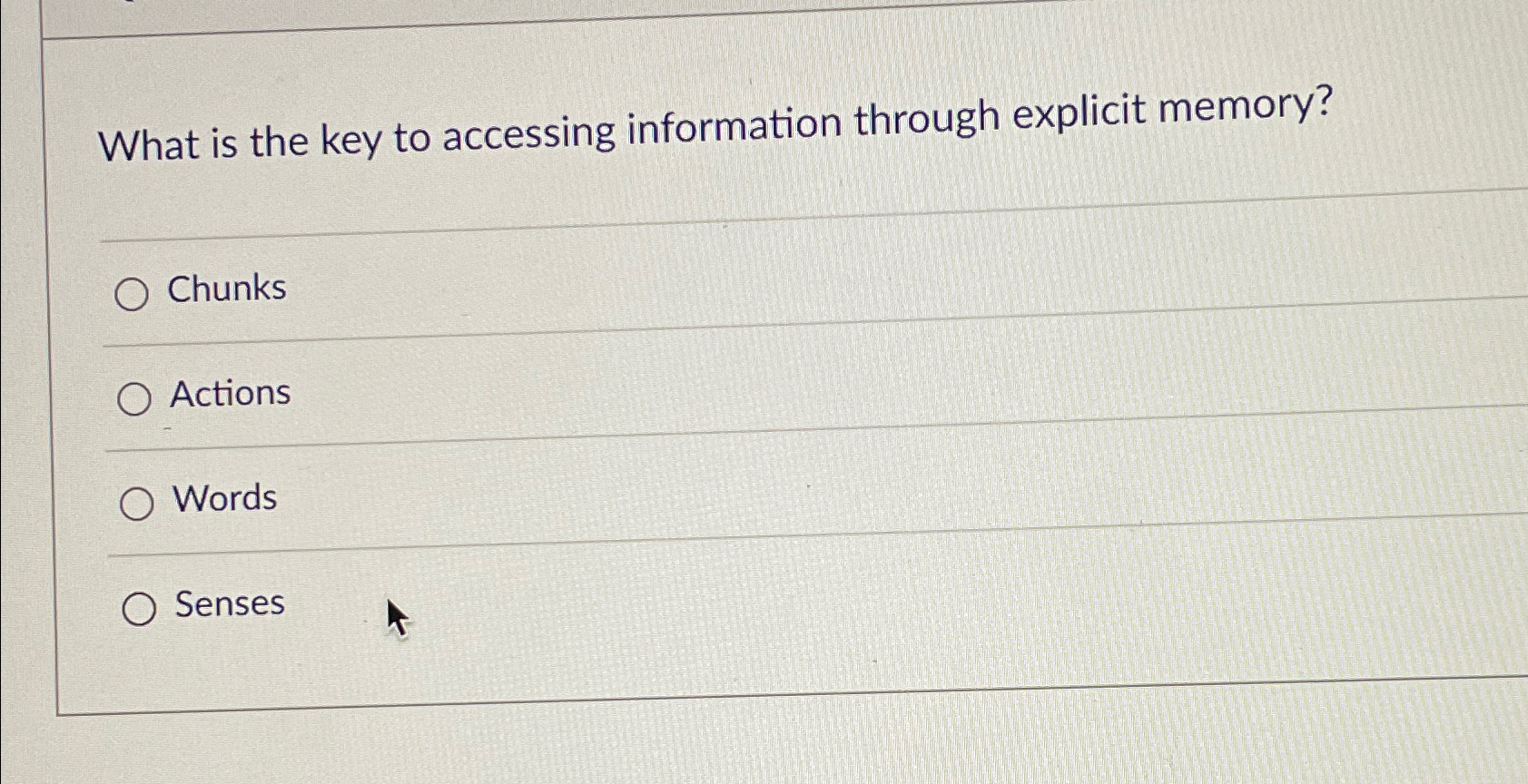 Solved What is the key to accessing information through | Chegg.com