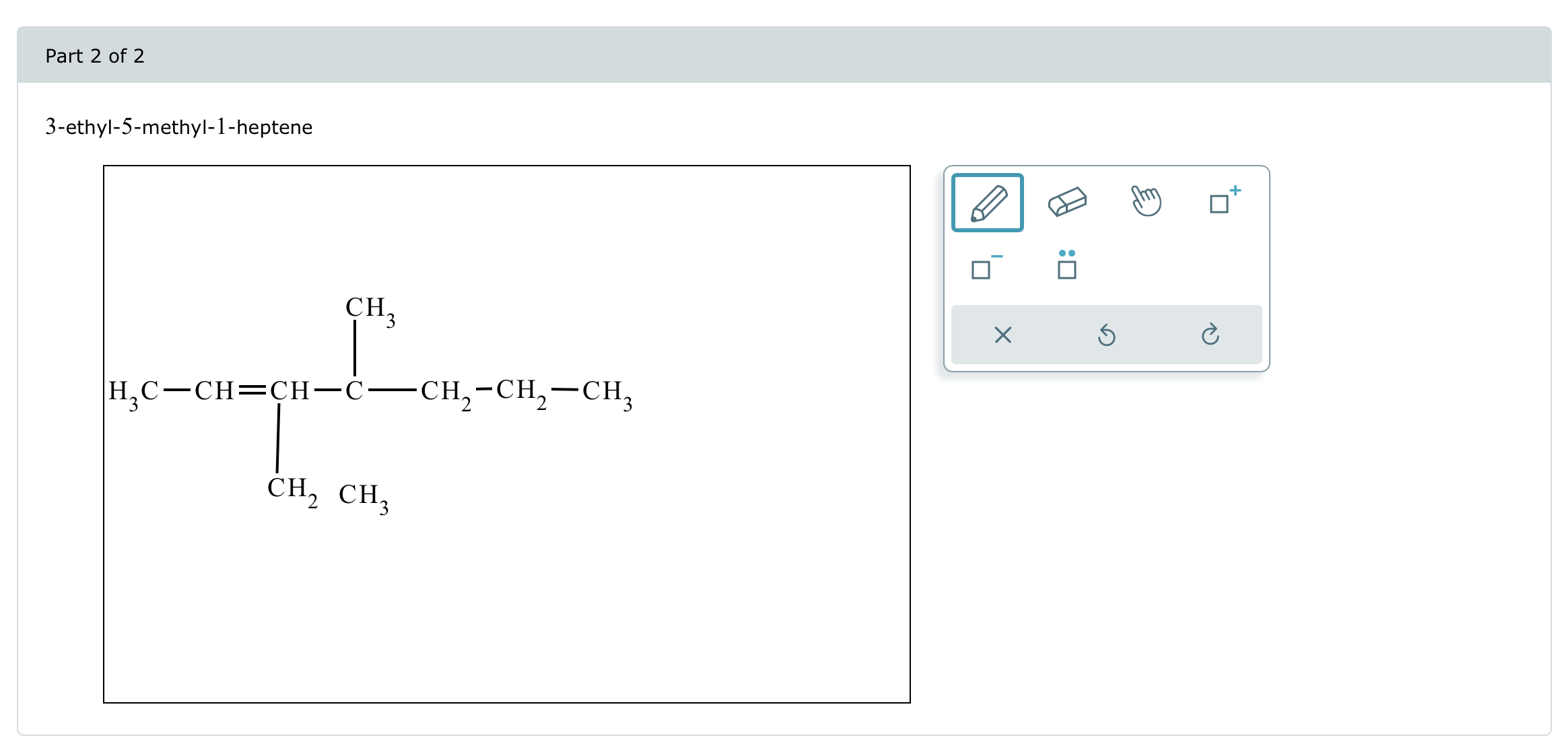 [Solved]: Draw the structure of each alkene