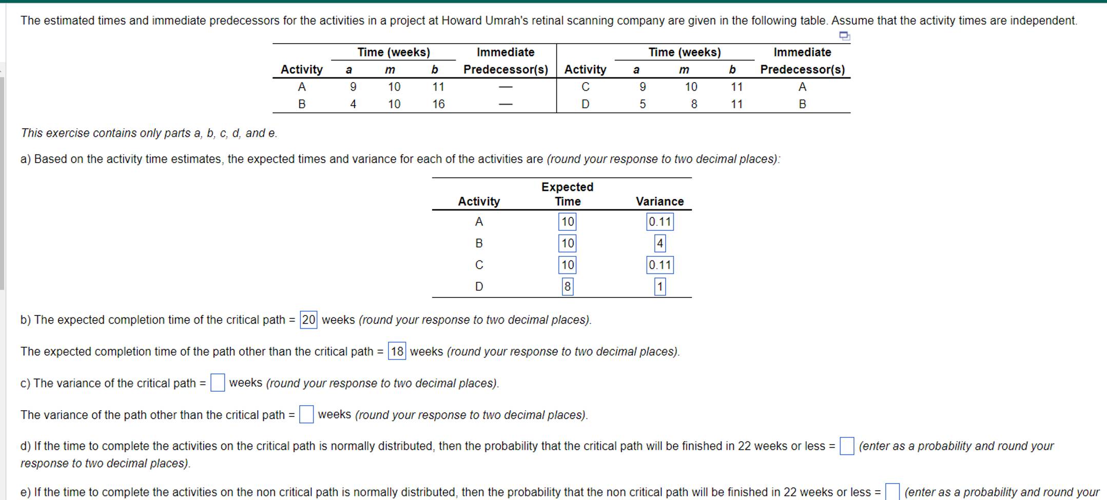 Solved This exercise contains only parts a,b,c,d, ﻿and e.a) | Chegg.com