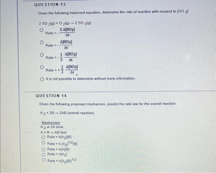 Solved Given the following balanced equation, determine the | Chegg.com