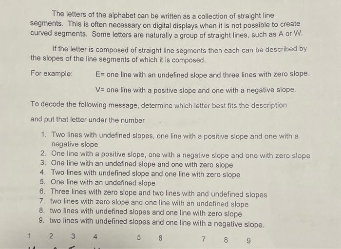 Solved The letters of the alphabet can be written as a | Chegg.com
