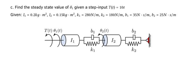 Solved Problem 2 System Modeling (25pts) Given the following | Chegg.com