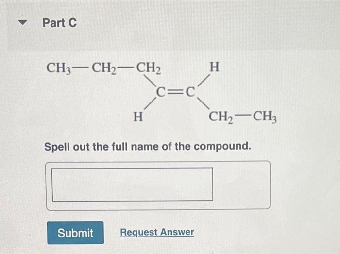 Solved Give the IUPAC name for each of the following, using | Chegg.com
