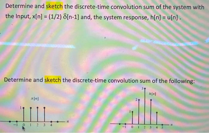 Solved Determine and sketch the discrete-time convolution | Chegg.com
