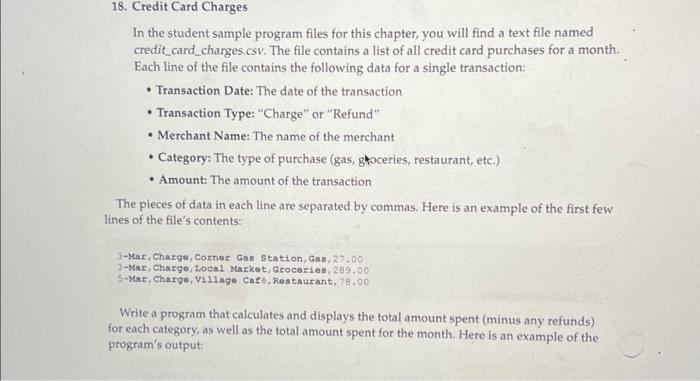 Solved In the student sample program files for this chapter, | Chegg.com