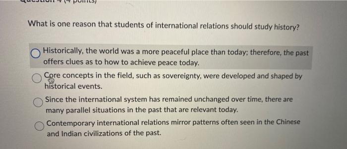 What is one reason that students of international | Chegg.com