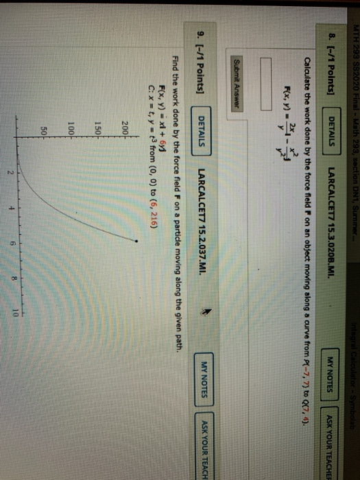 Solved MTH 293 SS2020 Final - Math 293, section DN1, | Chegg.com