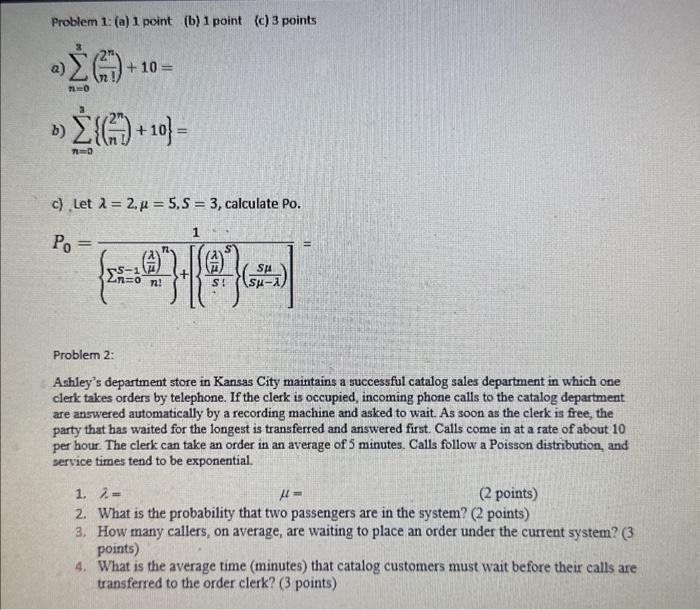 Solved Problem 1: (a) 1 point (b) 1 point (c) 3 points a) | Chegg.com