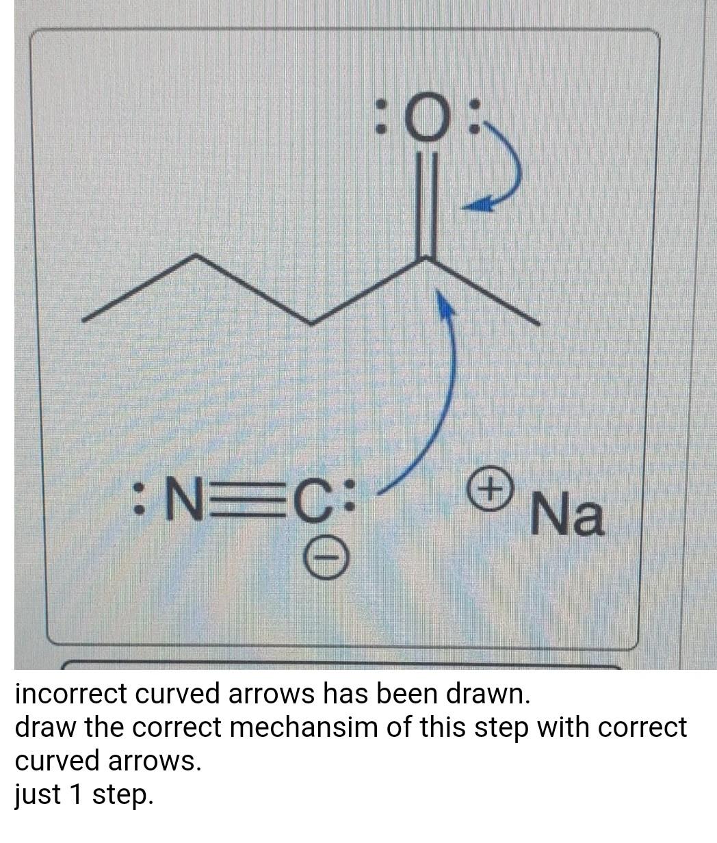 Solved incorrect curved arrows has been drawn. draw the | Chegg.com