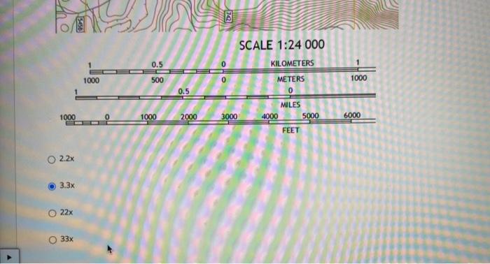 Solved Given that the same distance that represents 400 ft | Chegg.com