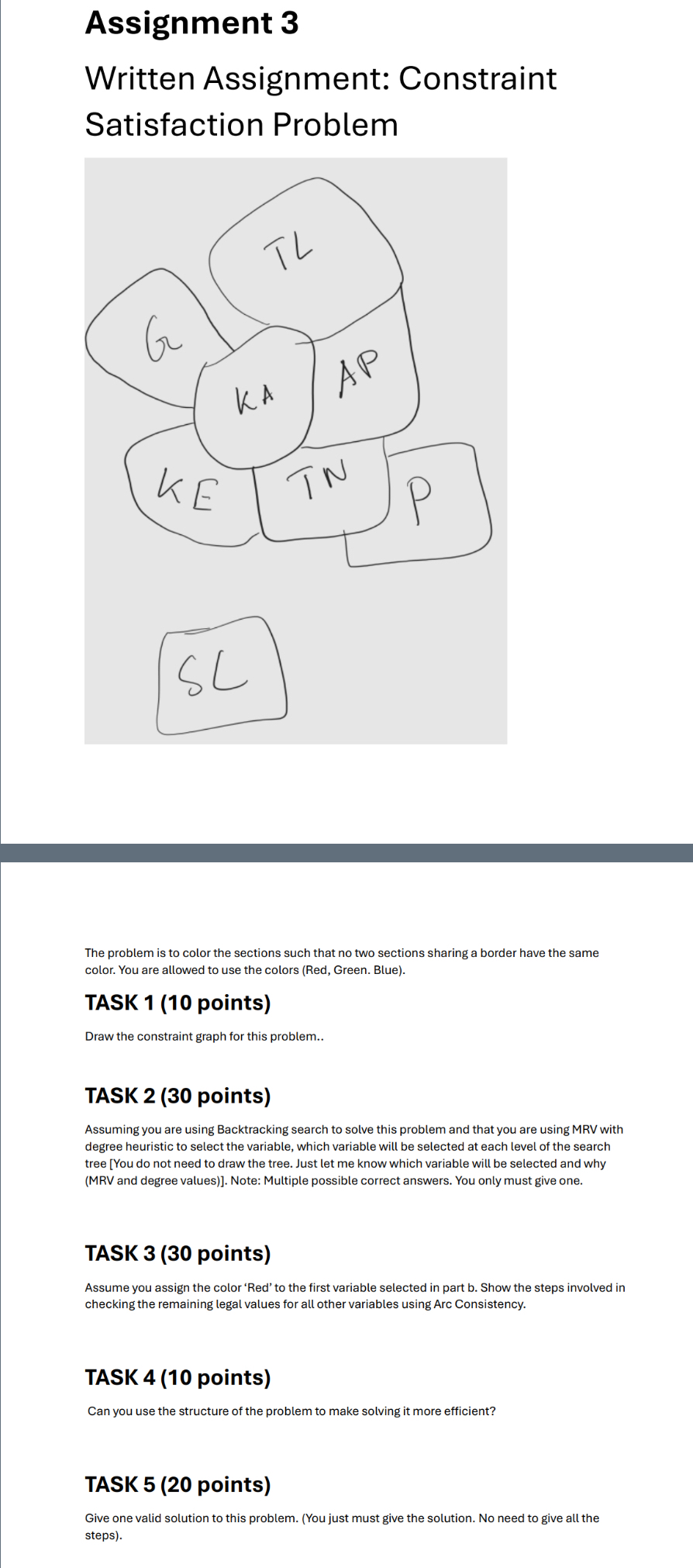 Solved Assignment 3Written Assignment: Constraint | Chegg.com