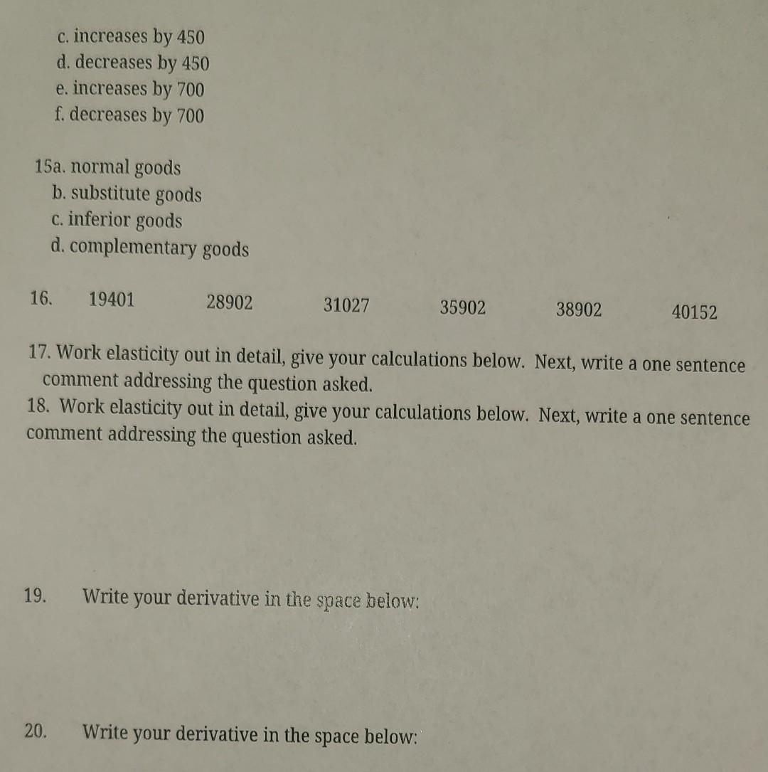 Solved The multivariate demand function below will be needed | Chegg.com