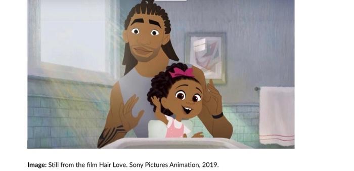 Solved write a critical analysis points on Hair Love short | Chegg.com