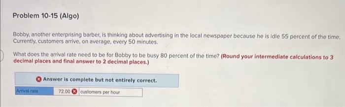 Solved Bobby, another enterprising barber, is thinking about | Chegg.com