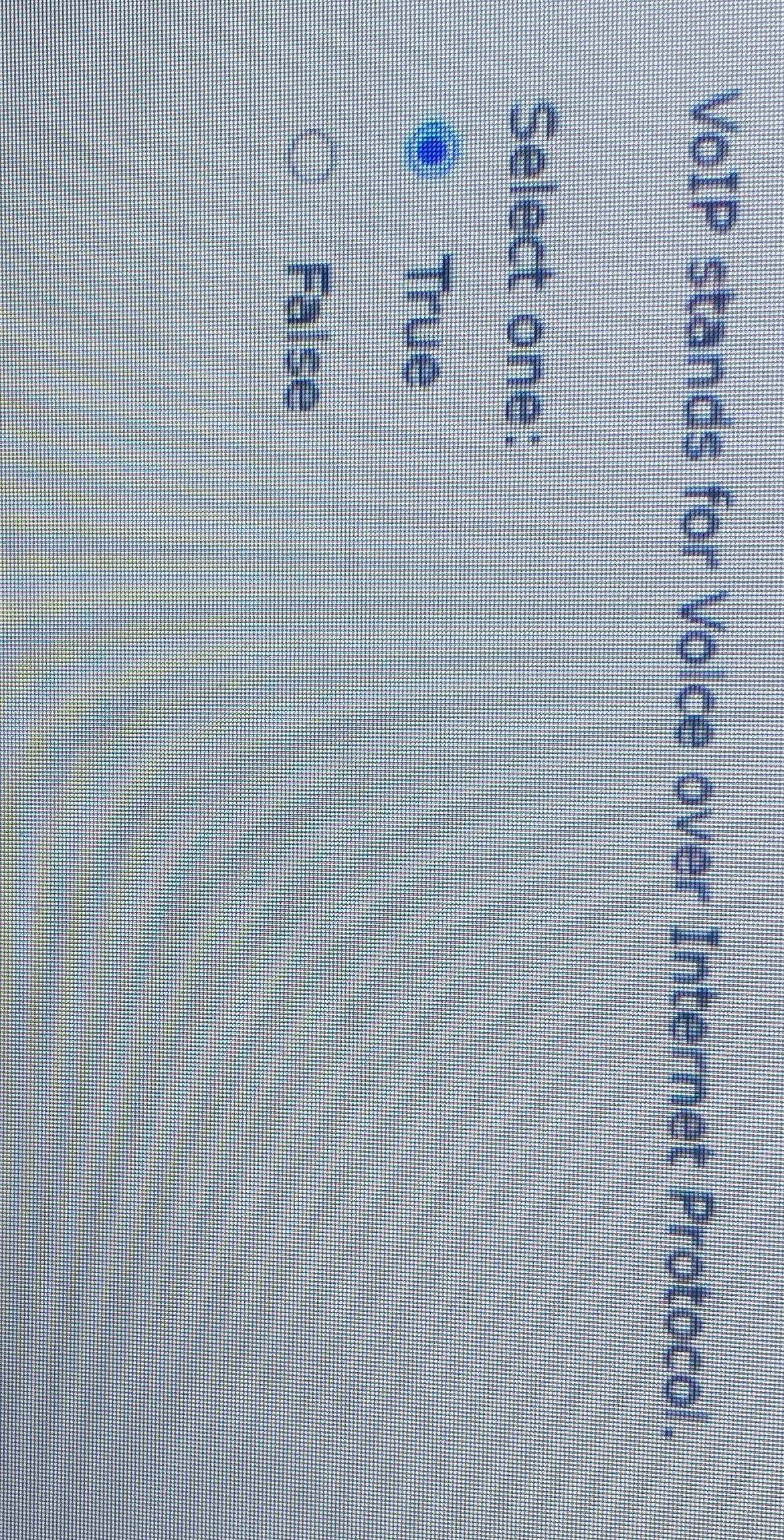 Solved VoIP stands for Volce over Internet Protocol.Select | Chegg.com